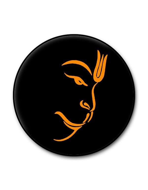 Lord Hanuman simple art Popgrip | ShopperShine