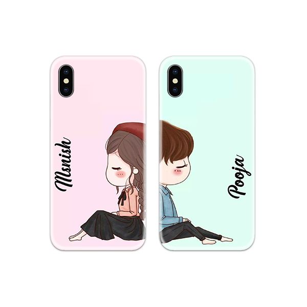 Missing Each Other Couple Case Back Covers | ShopperShine