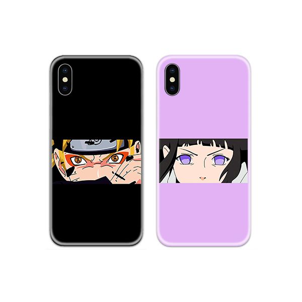 Naruto and Hinata eyes Couple Case Back Covers | ShopperShine