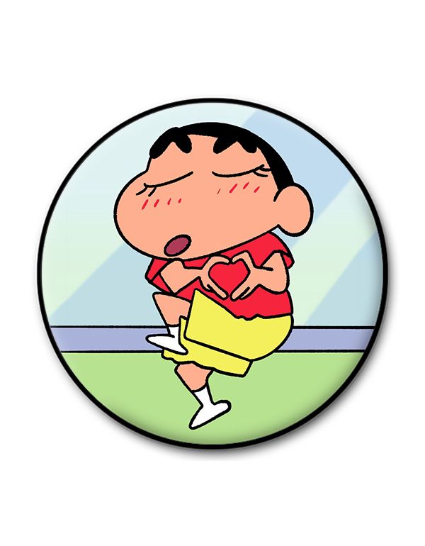 Shinchan Hand Heart Popgrip | ShopperShine