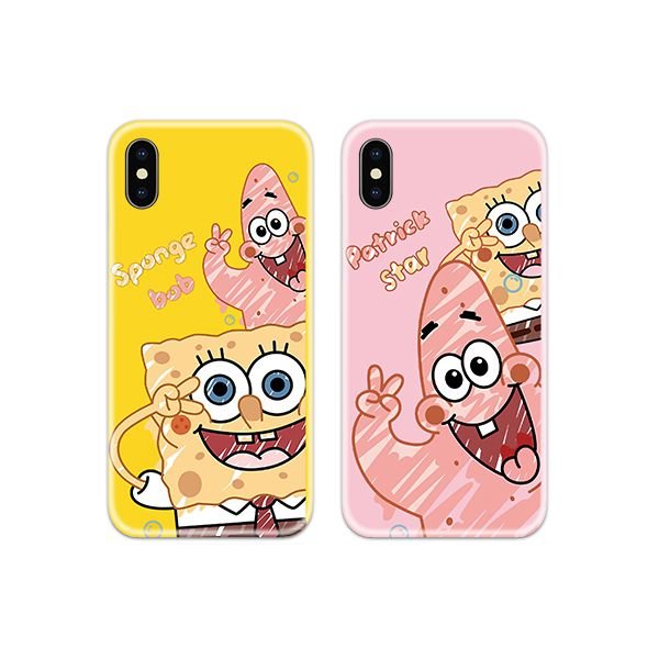 Spongebob Patrick Star Duo Couple Case Back Covers | ShopperShine