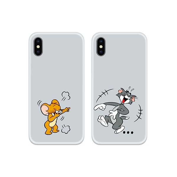 Tom and Jerry Laughing Couple Case Back Covers | ShopperShine