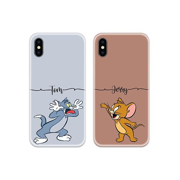 Tom and Jerry Teasing Couple Case Back Covers | ShopperShine
