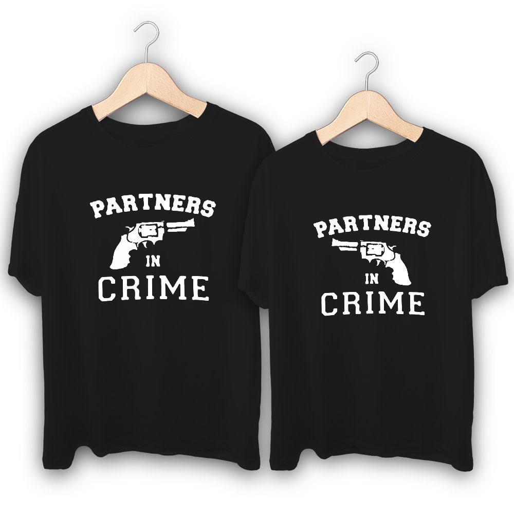 We are Partners in Crime Couple T-Shirts | ShopperShine