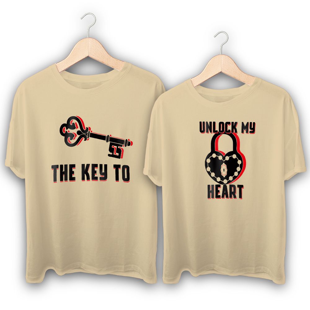 Couple Key Couple T-Shirts | ShopperShine