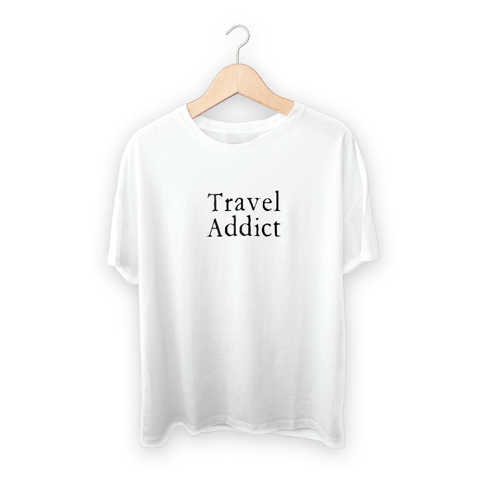 Travel Addict Oversized T-shirt | ShopperShine