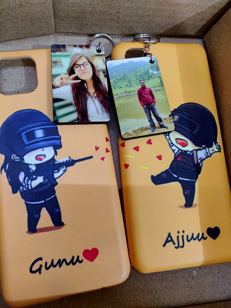 PUBG Players Couple Case Back Covers | ShopperShine